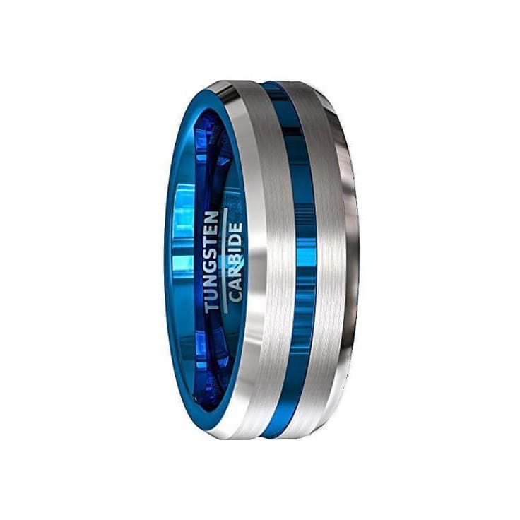 Blue Wedding Bands– The Artisan Rings