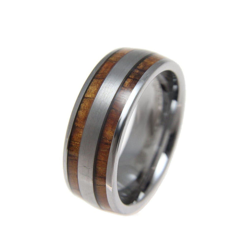 Wood Inlay Wedding Bands– The Artisan Rings
